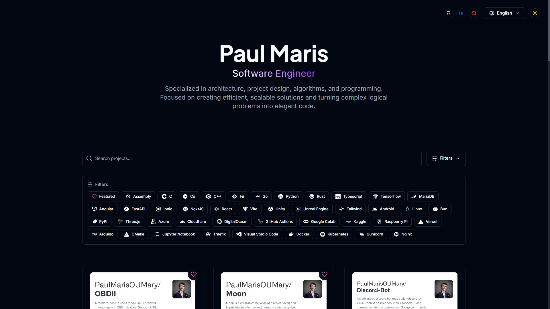 Paul Maris | Software Engineer